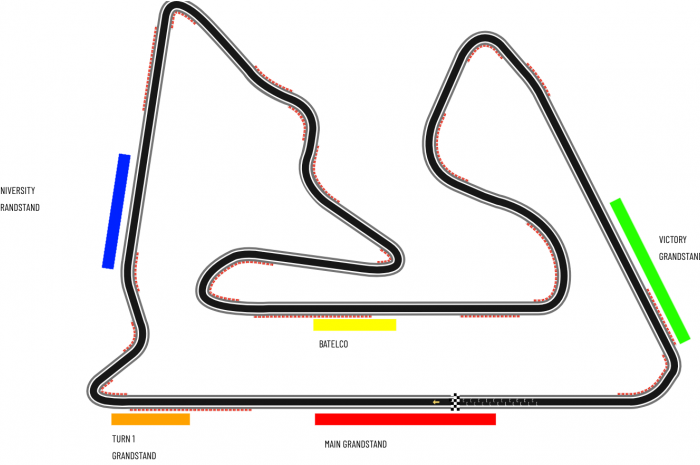 'Bahrain Grand Prix . 2026' - Main Grandstand (3 Days) - Polo & Wine
